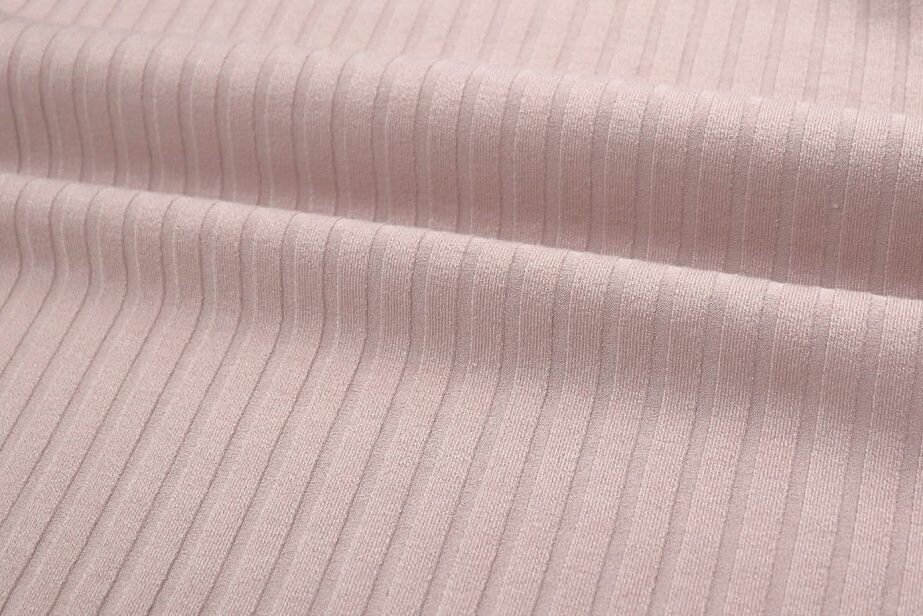 Ткань для шитья Лапша трикотаж Персиковый 1*1,52м