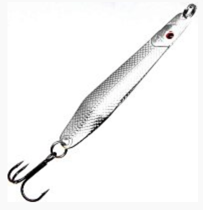 Пилькер из латуни RB (Русская Блесна) Эксперт 7г -01, серебрение, 51mm