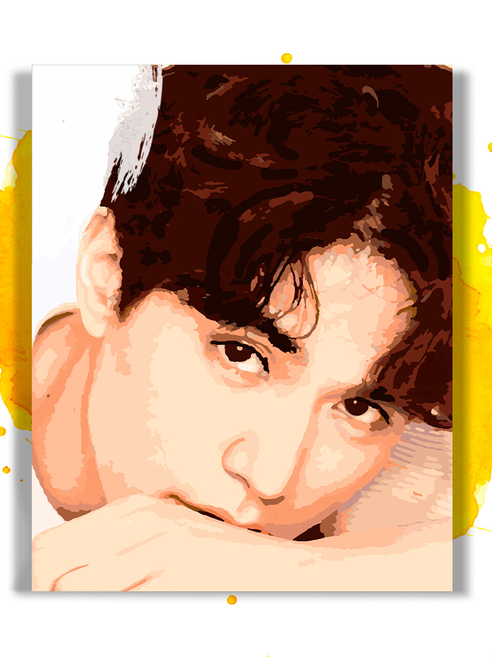 Картина по номерам на холсте Ли Дон Ук 2, 40 х 50 см