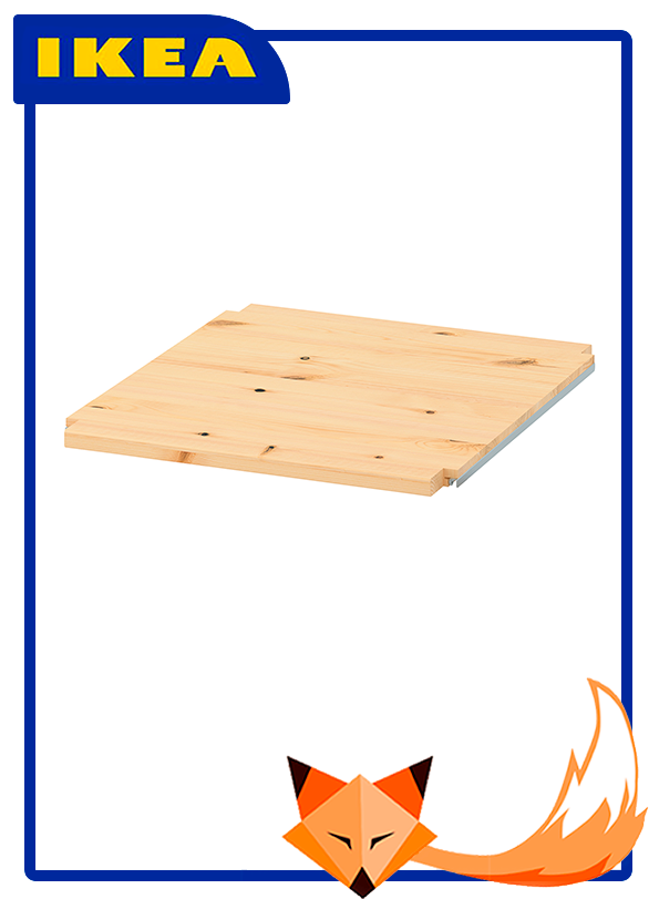 Полка Ikea Ivar 42*50, сосна