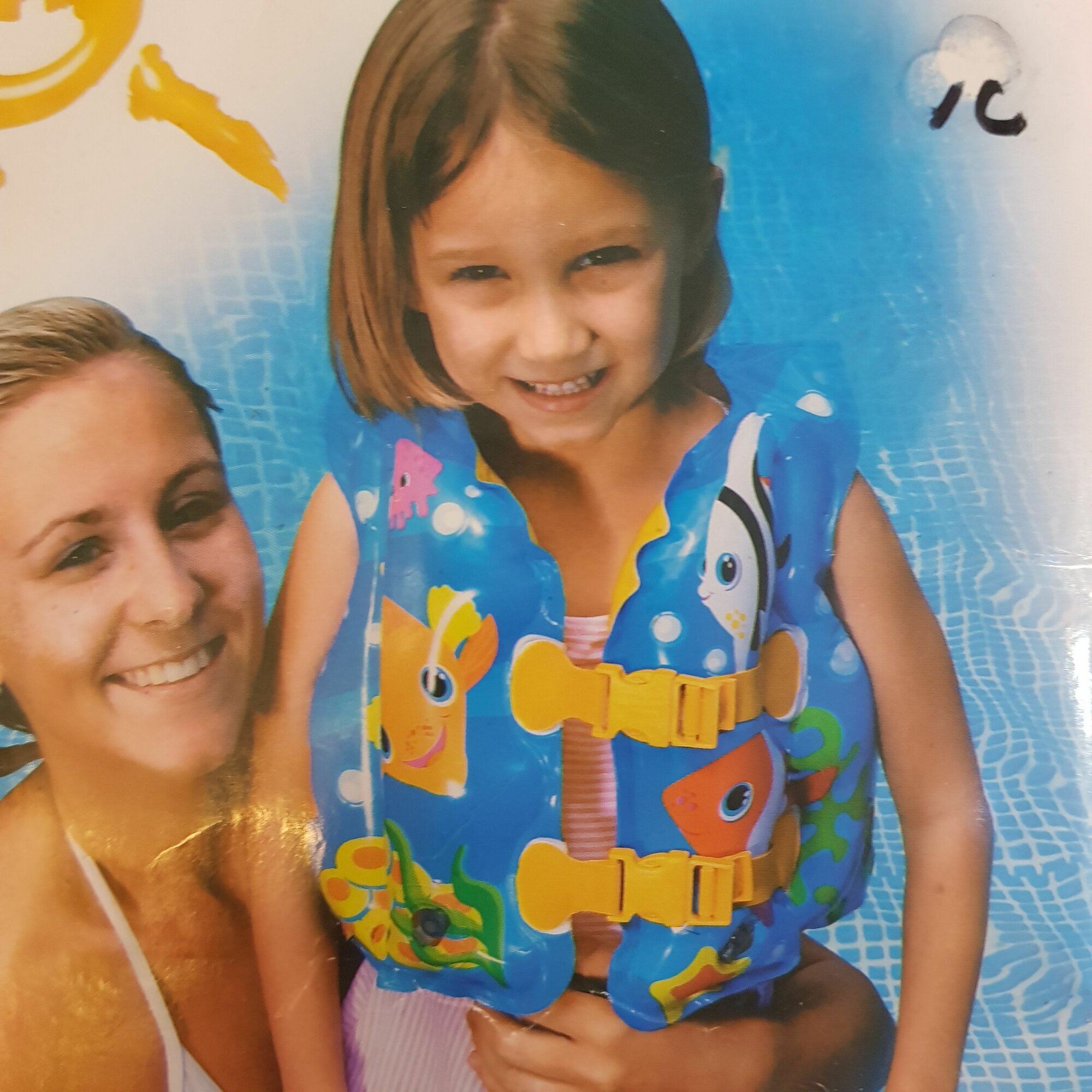 Жилет надувной для плавания детский "Intex" 41х30см, 3-5лет