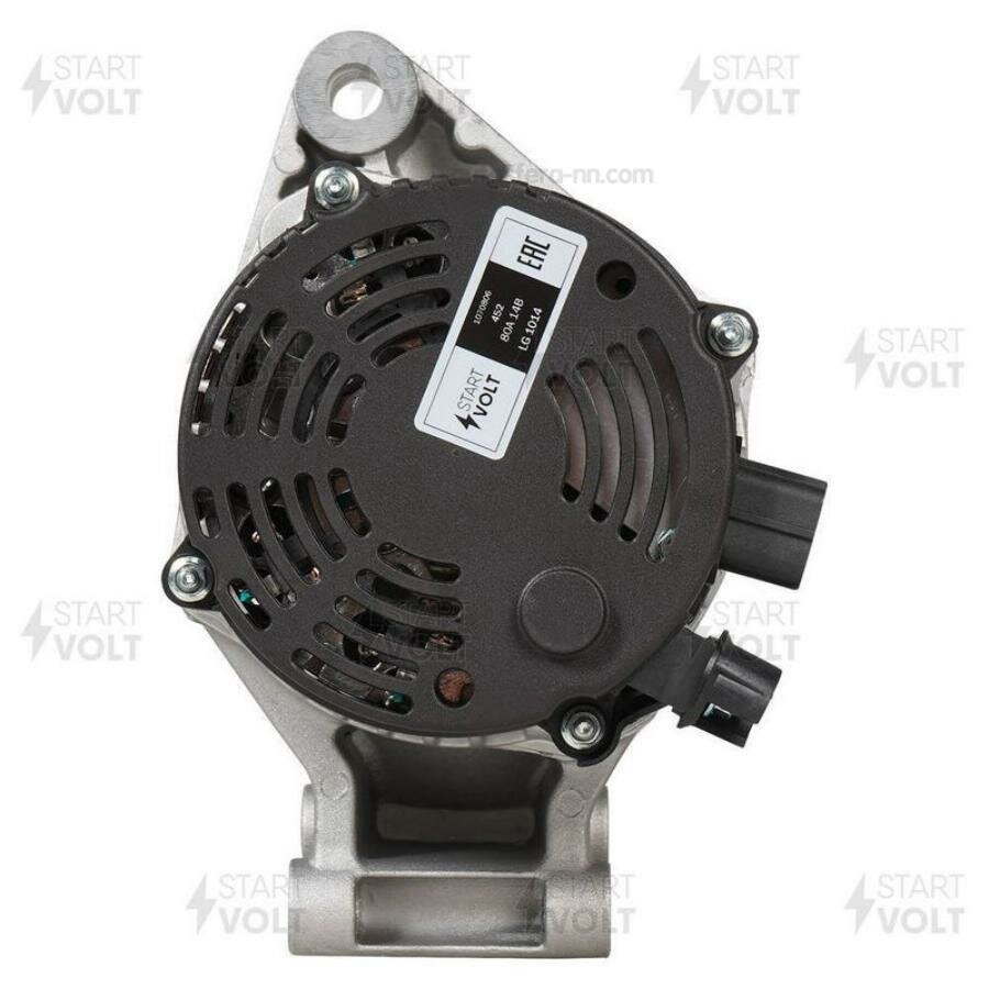 STARTVOLT LG1014 Генератор для а/м Ford Focus I (98-)/Focus II (04-)/Fiesta V (01-) 1.4i/1.6i 80A (LG 1014)