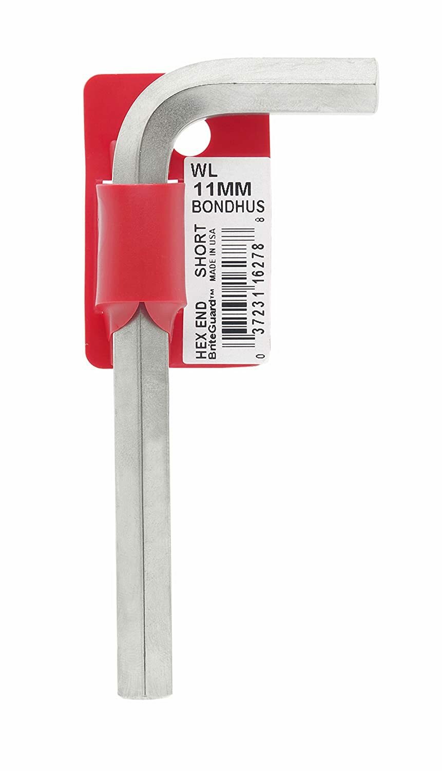 Шестигранный хромированный ключ 11.0 мм, 115х42 мм BONDHUS 16278