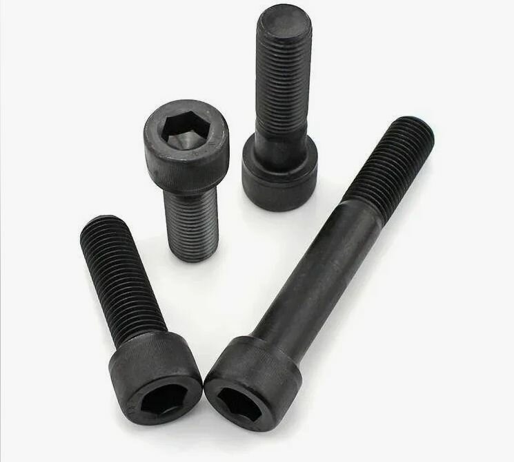 Винт М6х10 DIN 912 высокопрочный 10,9 с внутренним шестигранником черный Sorrex OY (10 штук)