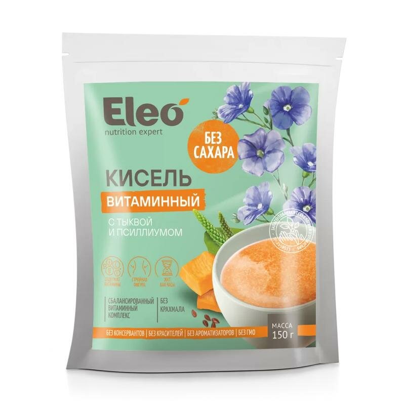 Кисель витаминный с тыквой и псиллиумом ELEO 150 г