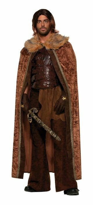 Накидка Bristol Novelty "Средневековая", полиэстер, мужская, коричневая