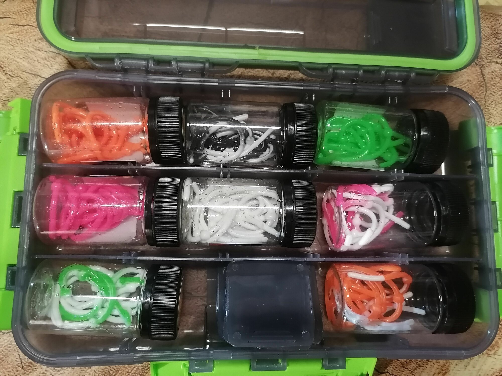 Набор приманок на форель. Доширак.