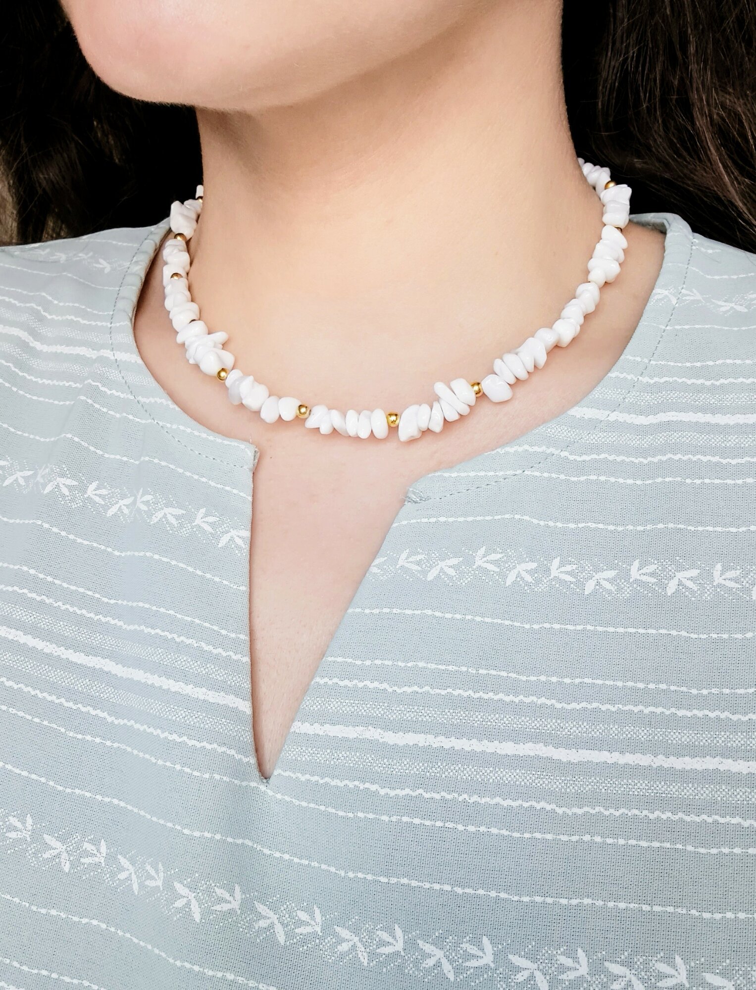 Чокер, агат