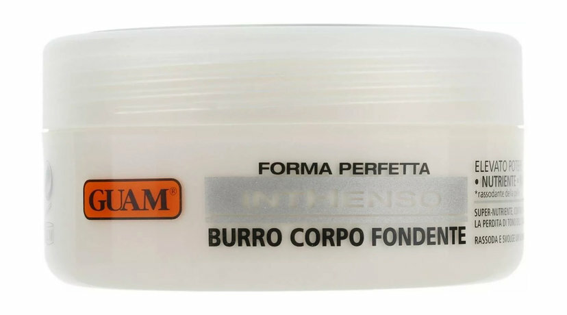Guam Inthenso Burro Corpo Fondente, Питательный крем для тела с маслом карите для интенсивного восстановления, 250мл