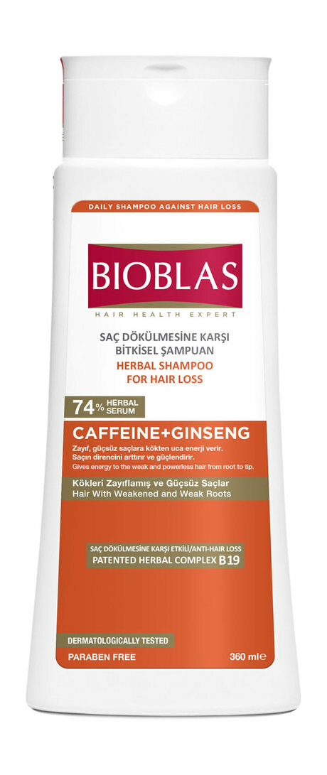 Bioblas Caffeine+Ginseng Anti-Hair Loss Energy Shampoo мл/гр