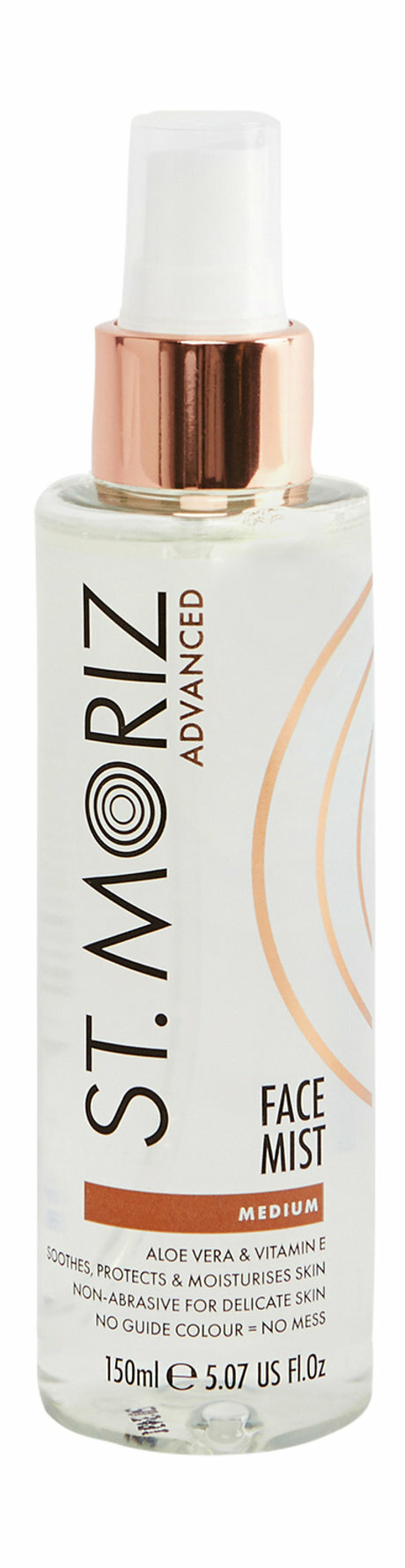 St.Moriz Advanced Pro Formula Radiant Glow Face Mist Автобронзант–спрей для лица с эффектом длительного увлажнения с витамином Е и алое вера 150мл