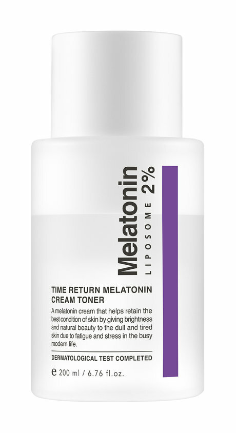 Maxclinic Time Return Melatonin Cream Toner, Восстанавливающий крем-тонер для лица с мелатонином, 200мл