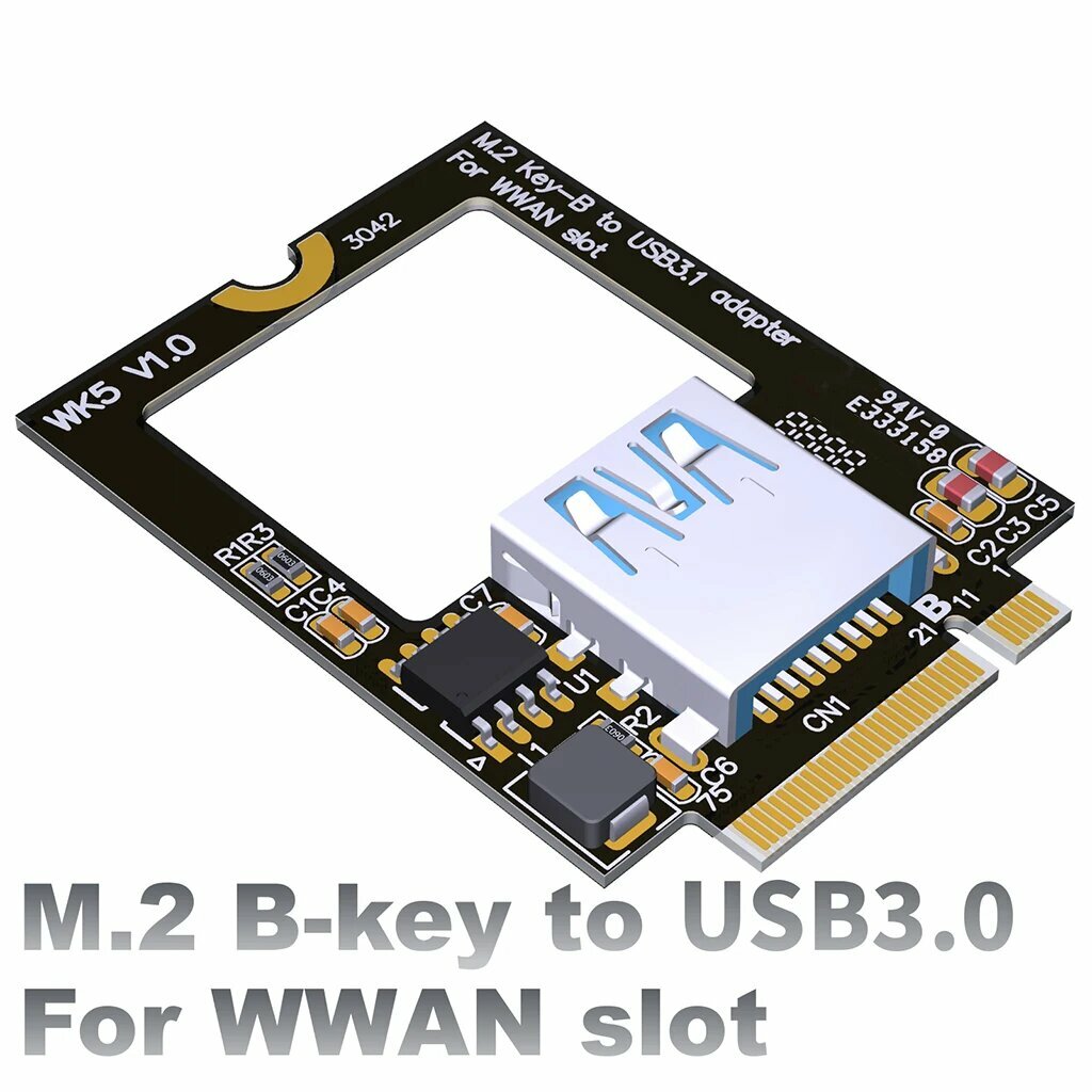 XT-XINTE M.2 B Key to Bluetooth-compatible WiFi Adapter USB 3.0