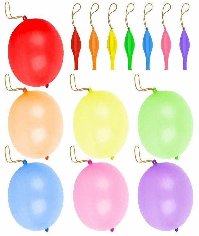 Воздушный удар набор 7 Панч-боллов цветных 35х50 см