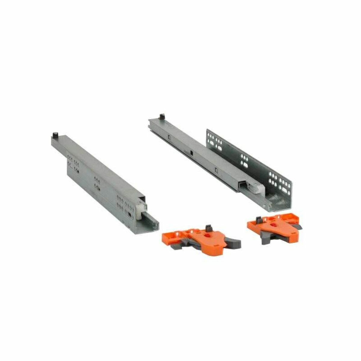 Комплект направляющих Soft-Close скрытого монтажа Firmax 3D Control L 350мм, полного выдвижения, для ЛДСП 16мм , 3д регулировка 1 ком.