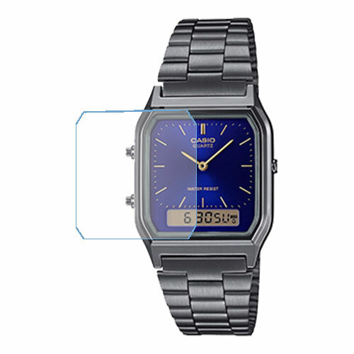 Скрин Мобайл защитный экран для часов Casio AQ-230EGG-2AEF из нано стекло 9H
