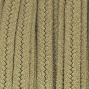 Сутаж, 3х1мм, полиэстер, песочно-бежевый, 5 метров