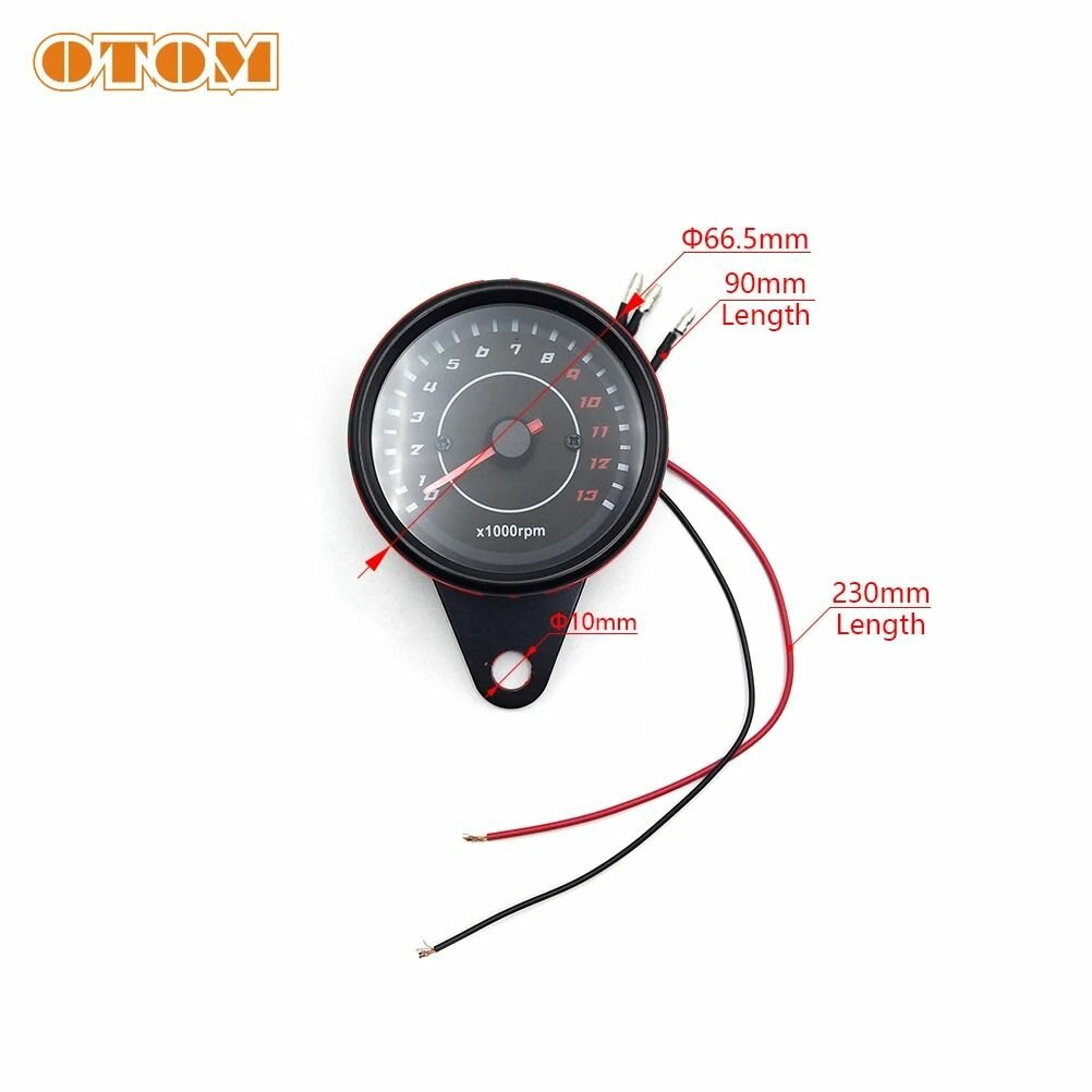 Универсальный тахометр для мотоцикла.