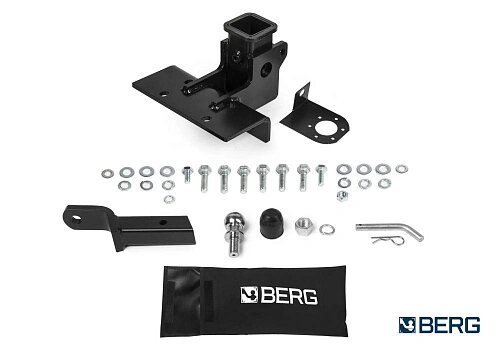 Фаркоп (ТСУ) на Тойота Ленд Крузер Прадо с 2002 со съемным квадратом, тип Е, Берг