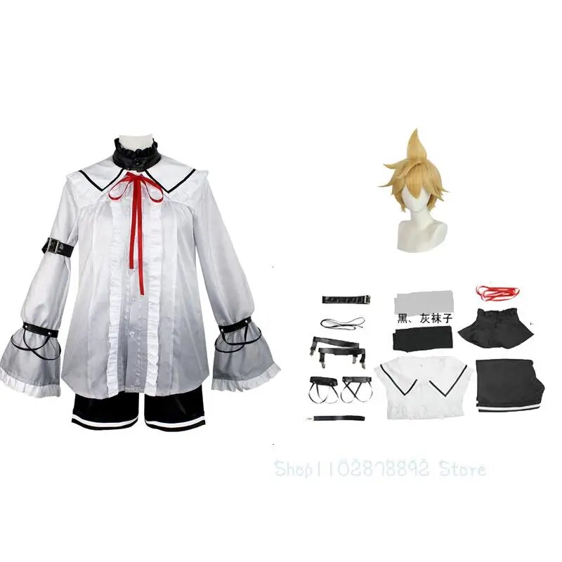 Косплей костюм Diva Mikku из Project Sekai Белый, XXL, C 2 W 2, Female Size