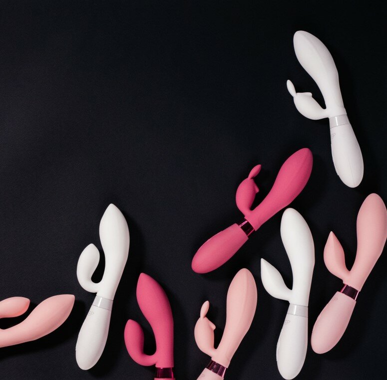 Двойной вибратор-кролик Indeep Theona Magenta, 21,5/3,5, 7702-indeep