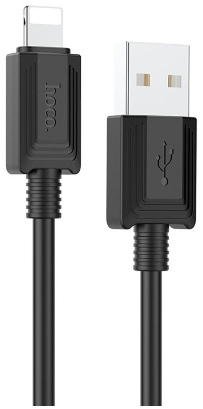 USB дата кабель Lightning, HOCO, X73, 1м, супер прочный, черный