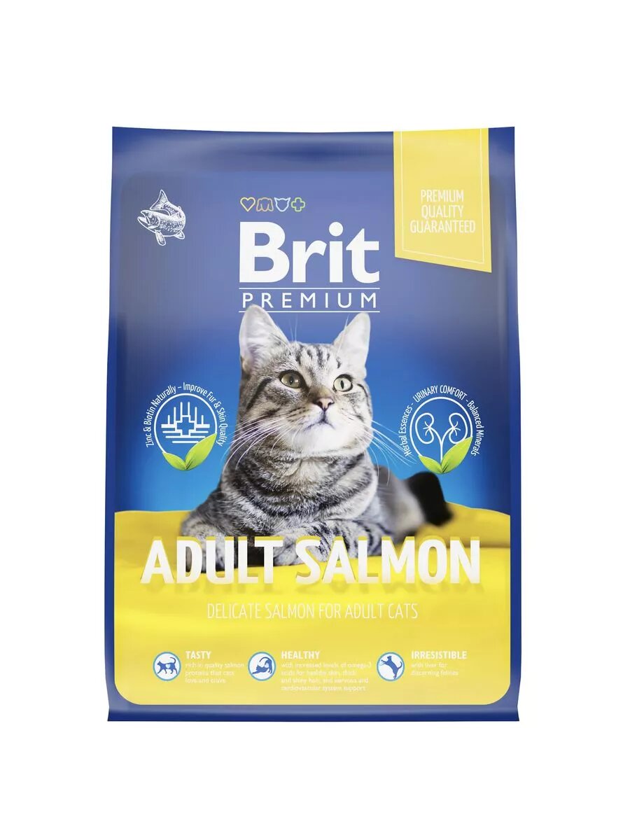 Brit Premium Cat Adult Salmon 2кг