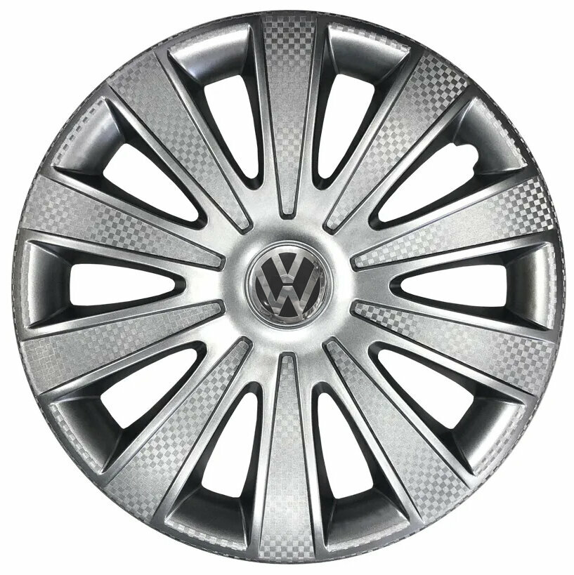 Автомобильные колпаки на диски фолькс карат R14", в комплекте 4 колпака