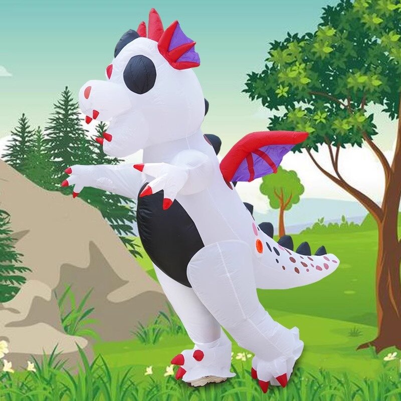 Костюм карнавальный Белый Дракон