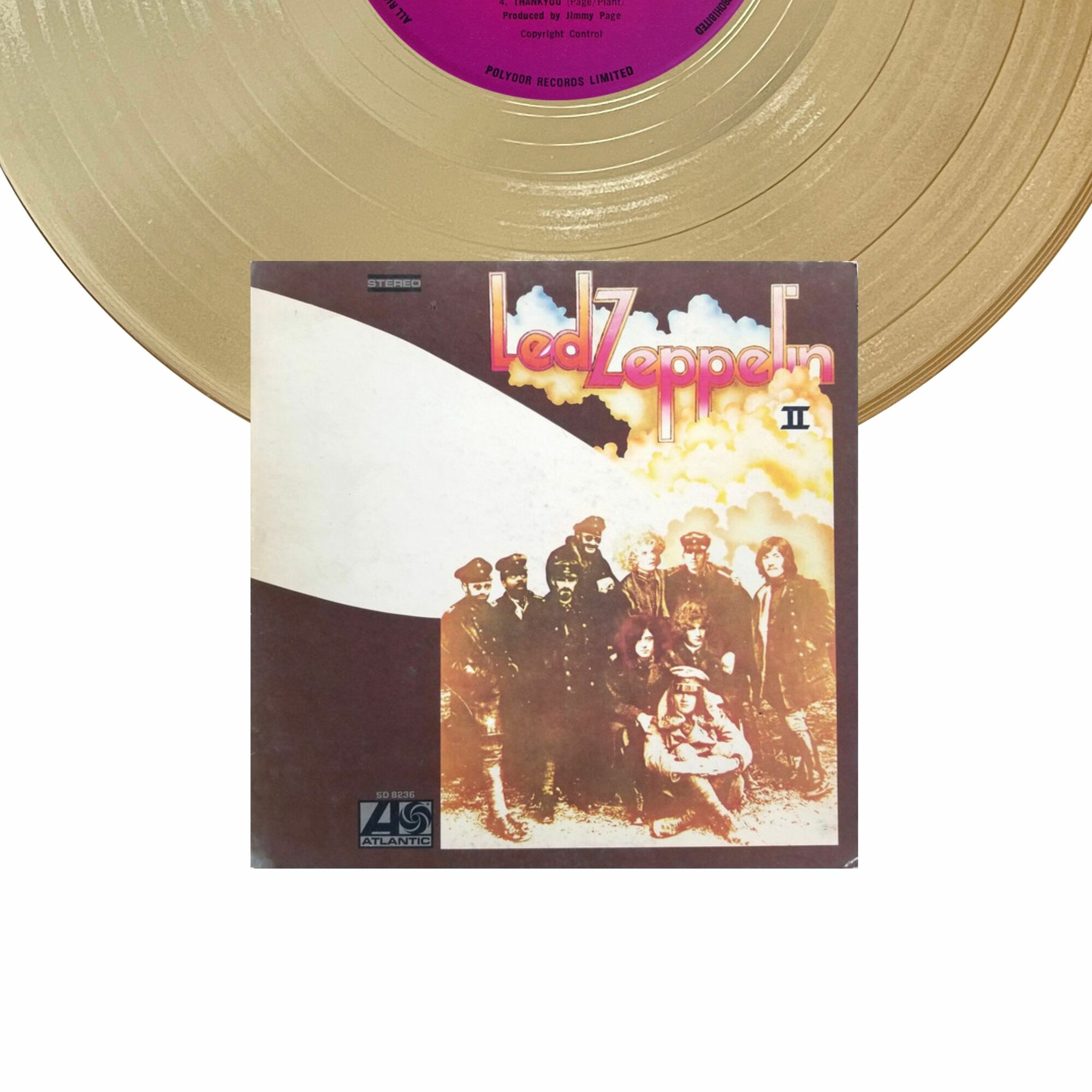 Золотой диск Led Zeppelin II — фото 1