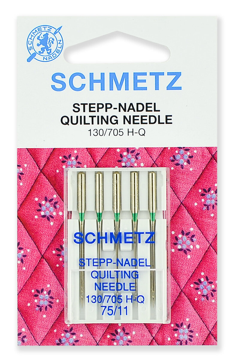 Иглы для квилтинга Schmetz 130/705 H-Q №75, 5 шт.