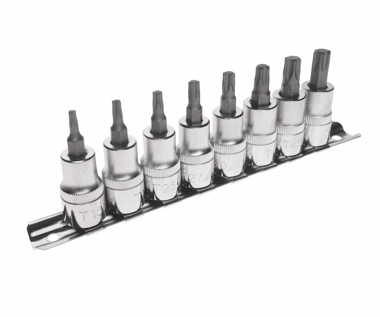 Набор бит-головок 3/8" TORX T15-T50 8 предметов JTC, JTC-H308T, JTC TOOLS CO, LTD