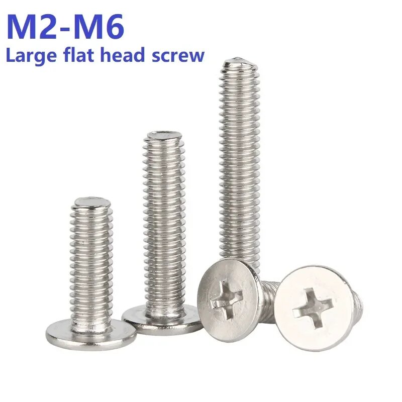 Винты из нержавеющей стали A2-70 M2-M6 M4 20pcs, 4 мм