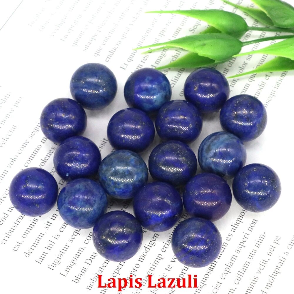 Хрустальный шар розовый кварц 16 мм Фиолетовый, 1 PC, Lapis Lazuli