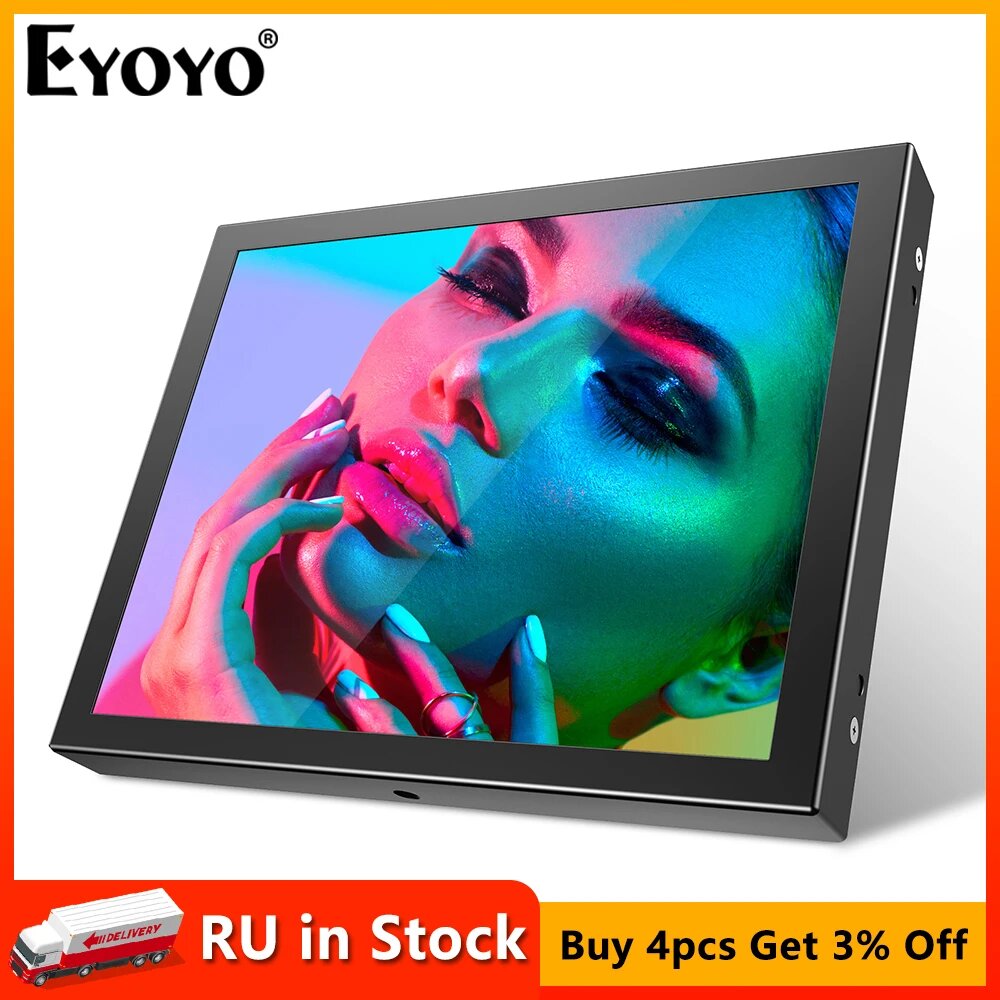 Eyoyo Портативный ЖК-монитор 5/7/8 дюймов 7 Inch 1024x600