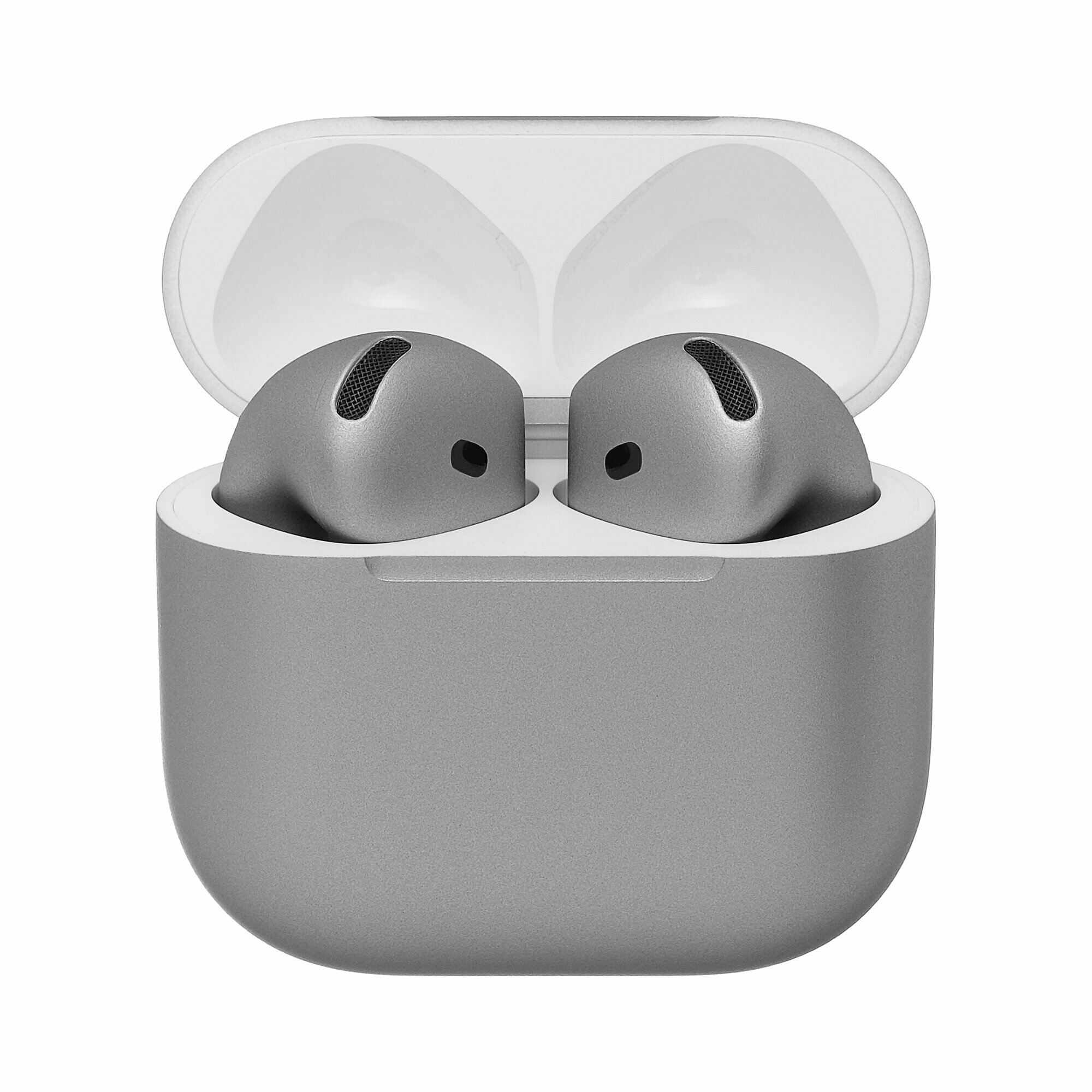 Беспроводные наушники Apple AirPods 4 (4-го поколения) USB‐C (Type-C) с активным шумоподавлением ANC custom, серебряные