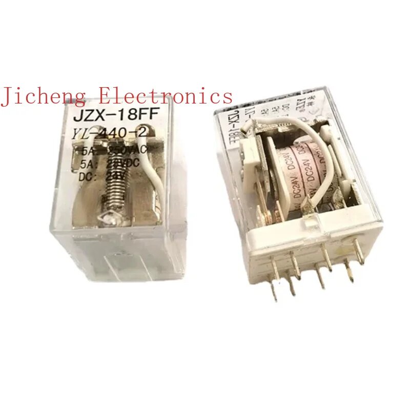 Реле общего назначения, аудиоусилитель малой мощности, 8-футовый JZX-18FF YL-440-2-DC24V