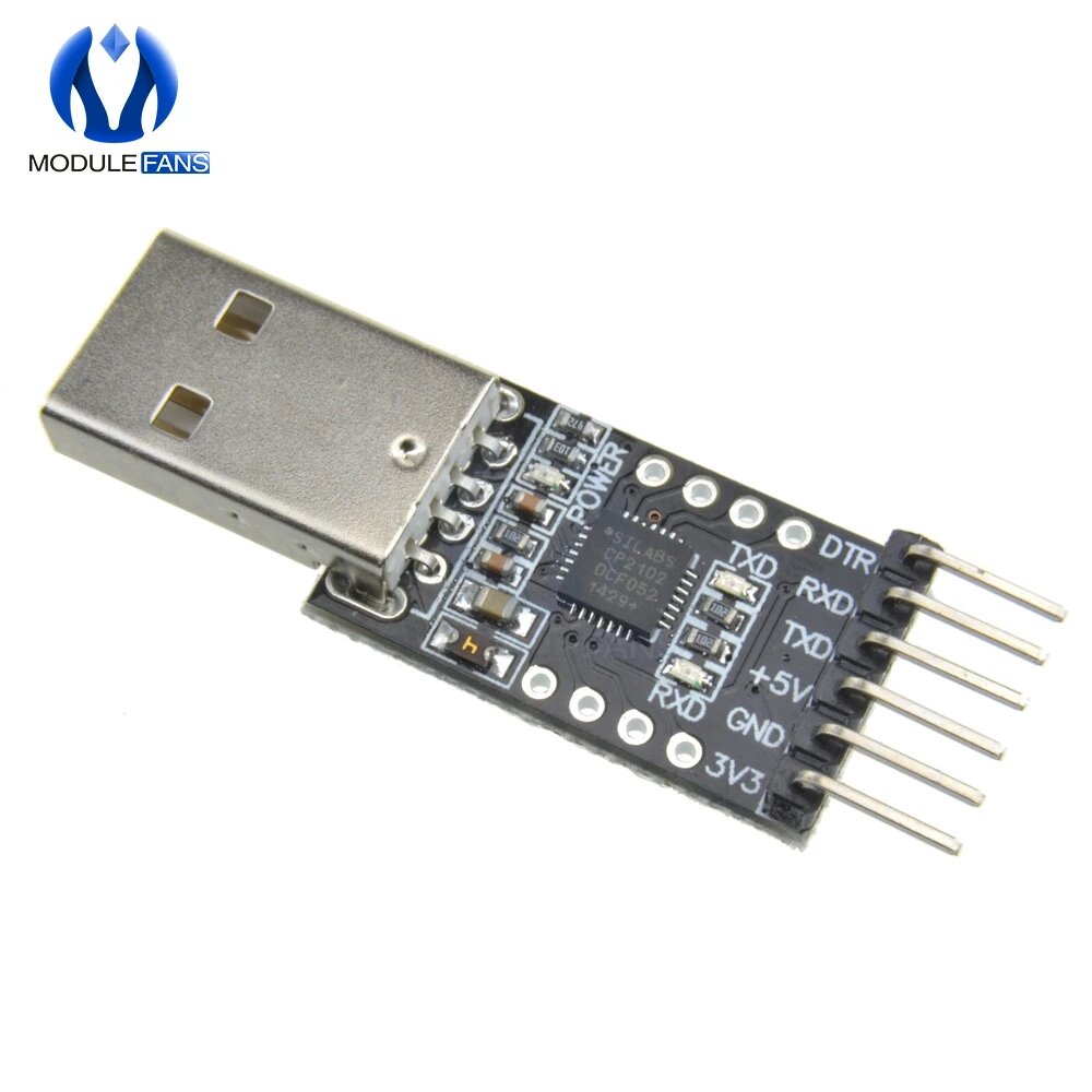 Diymore CP2102 USB 2.0 к TTL UART модуль — фото 1