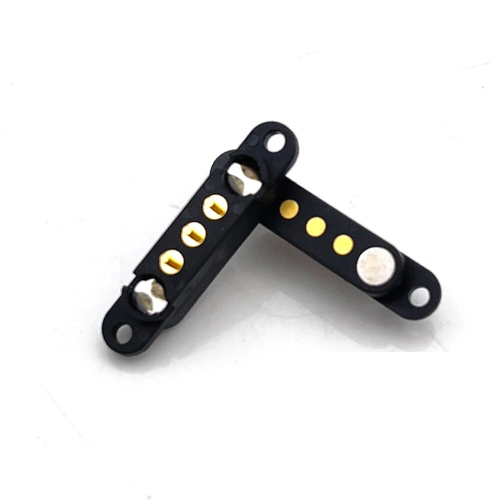 1 пара 3Pin 2pin с ушками водонепроницаемый магнитный разъем Pogo Pin Pogopin мужской женский 2,54 мм 2,8 мм подпружиненный разъем питания постоянного тока