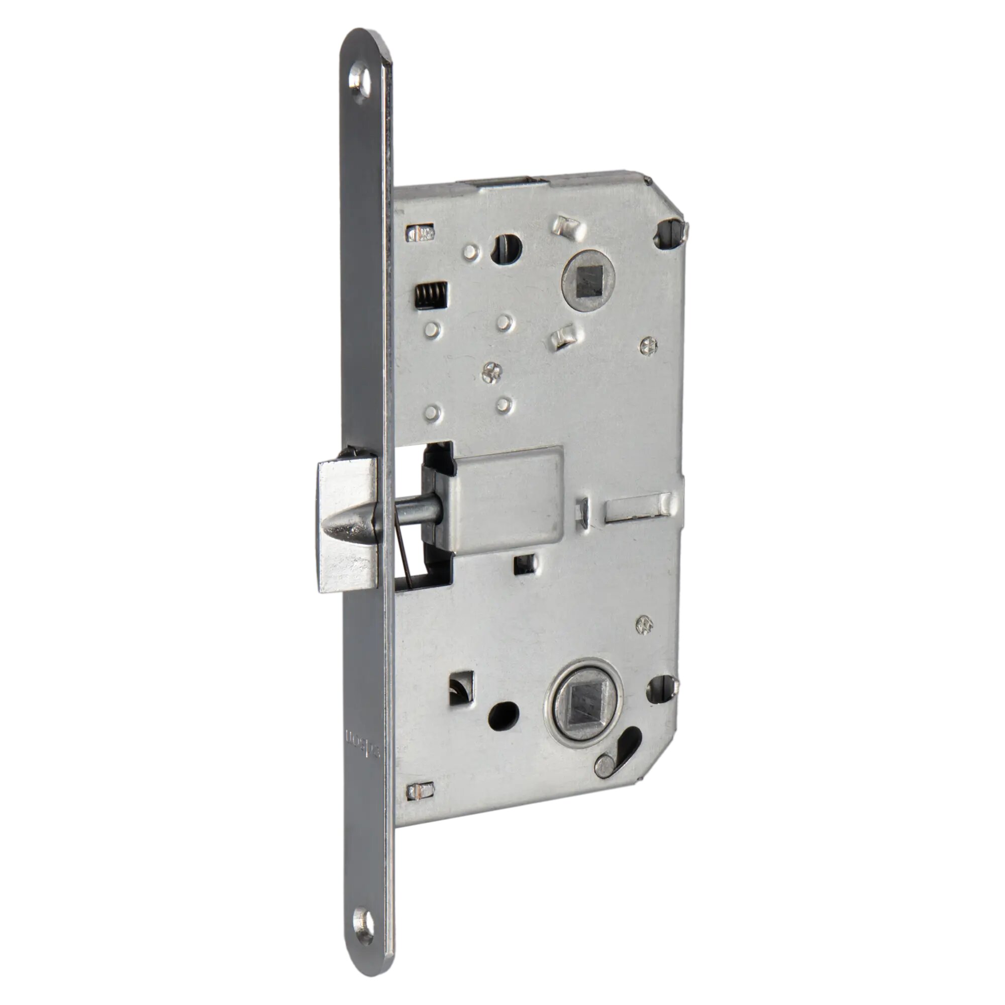 Защелка под фиксатор металл цвет хром - прочное металлическое крепление защелки