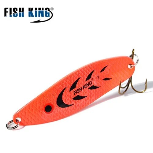 Ложка для рыбалки Fish King, 20г, Оранжевый