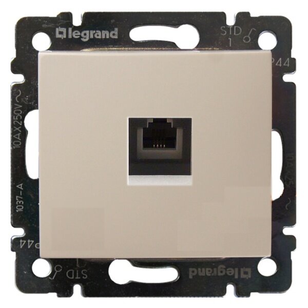 Розетка телефонная Legrand Valena RJ11 слоновая кость (бежевый) 774338