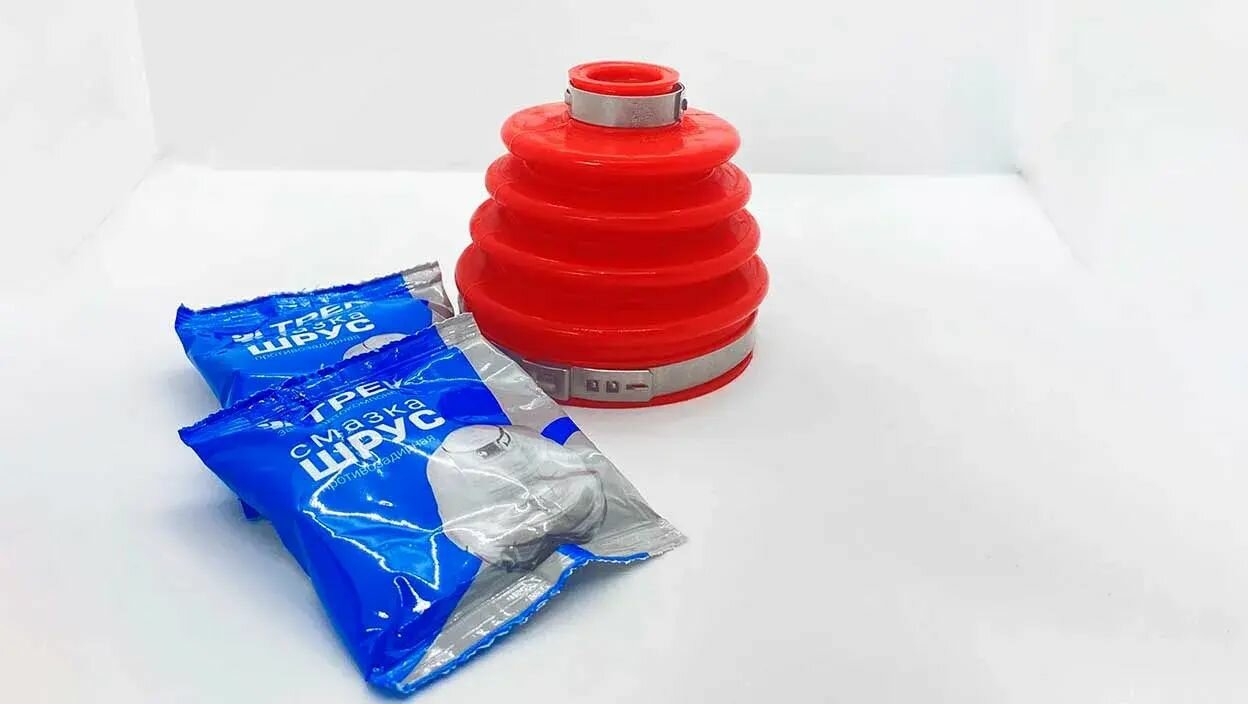 Пыльник шруса внутреннего LADA GRANTA, KALINA, PRIORA, 2108, 2110, DATSUN "TRS" с хомутами и смазкой, трек. CB70-111