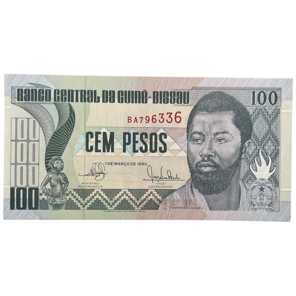 Гвинея-Бисау 100 песо 1990 г. (Серия BA)