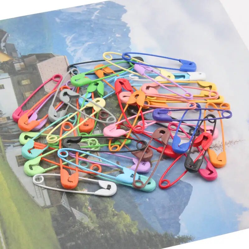 50-200 шт. 30,5 мм разноцветная родиевая брошь, зажим для броши, булавки, булавки, настройки броши, пустая основа для DIY, принадлежности для изготовления ювелирных изделий