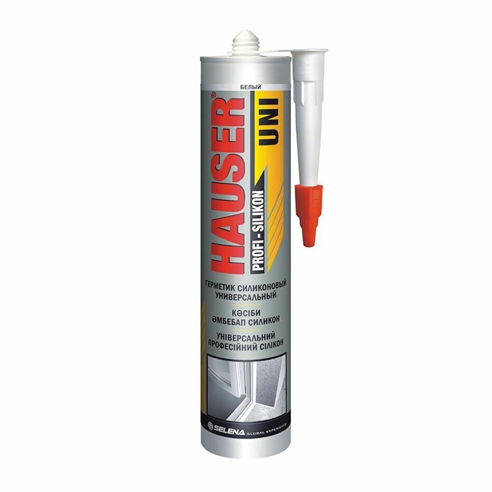 Герметик силиконовый, универсальный Hauser Uni (260мл) бесцветный