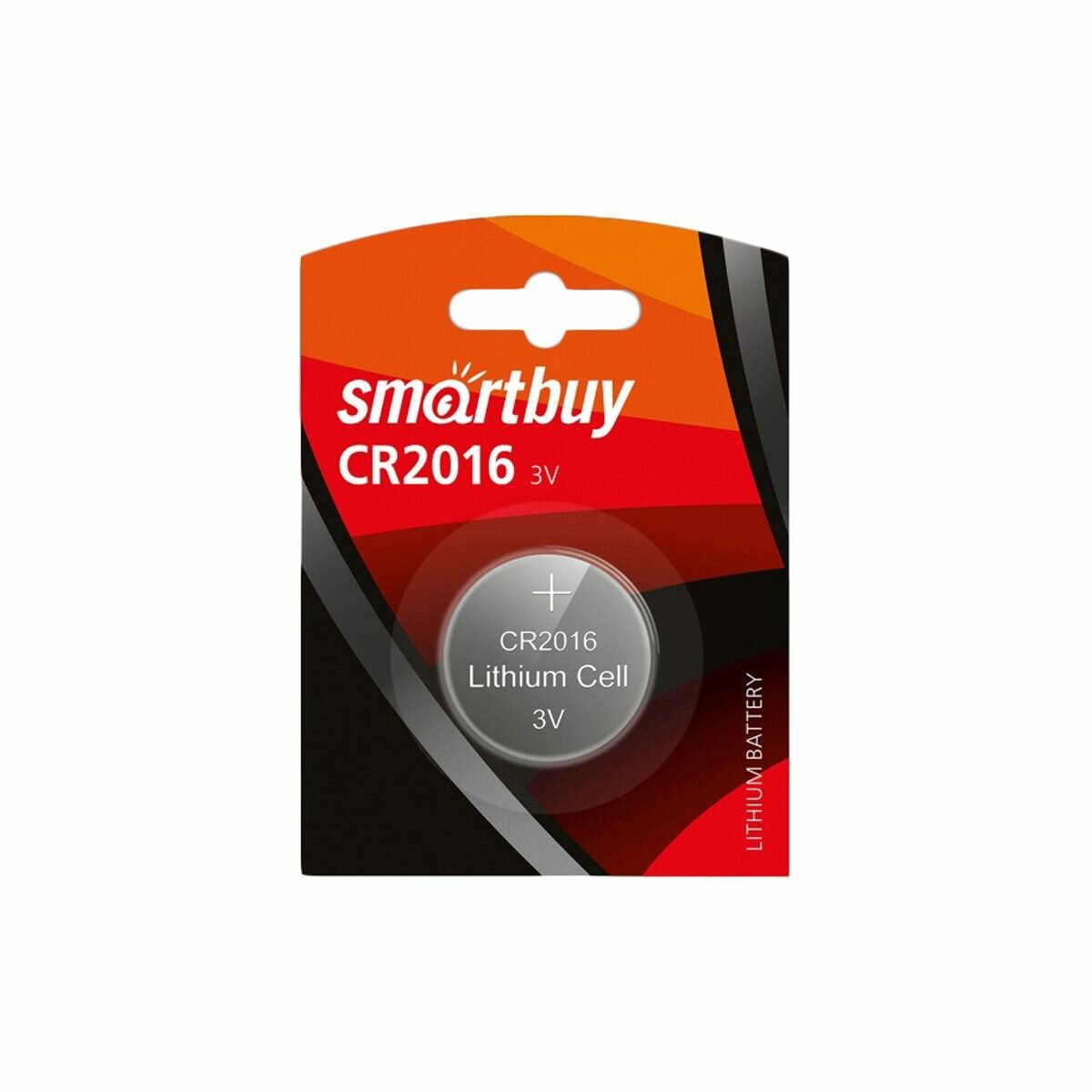 Батарейка SmartBuy CR2016 (3 В) литиевая (блистер, 1шт.) (SBBL-2016-1B)