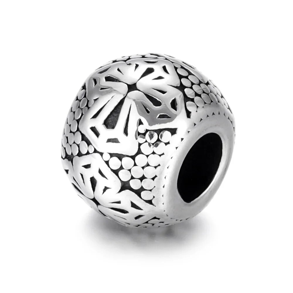 Бусины из нержавеющей стали, манекен с крестом, отверстие 5,5 мм, металлические европейские бусины, браслет, подвески, принадлежности для ювелирных изделий своими руками