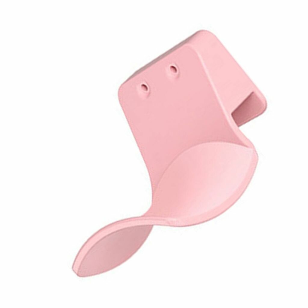 Держатель для компьютерных наушников без отверстий, настенная подвесная подставка гарнитуры - розовая сторона