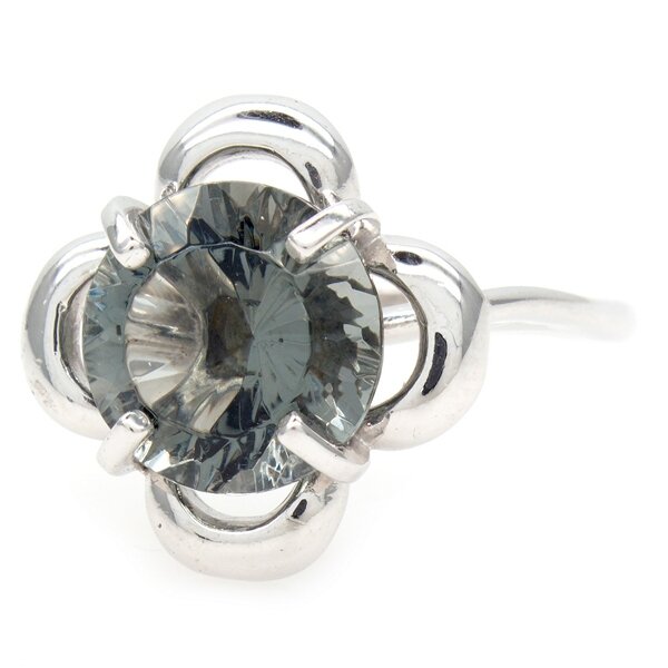 Кольцо, серебро, 925 проба, родирование